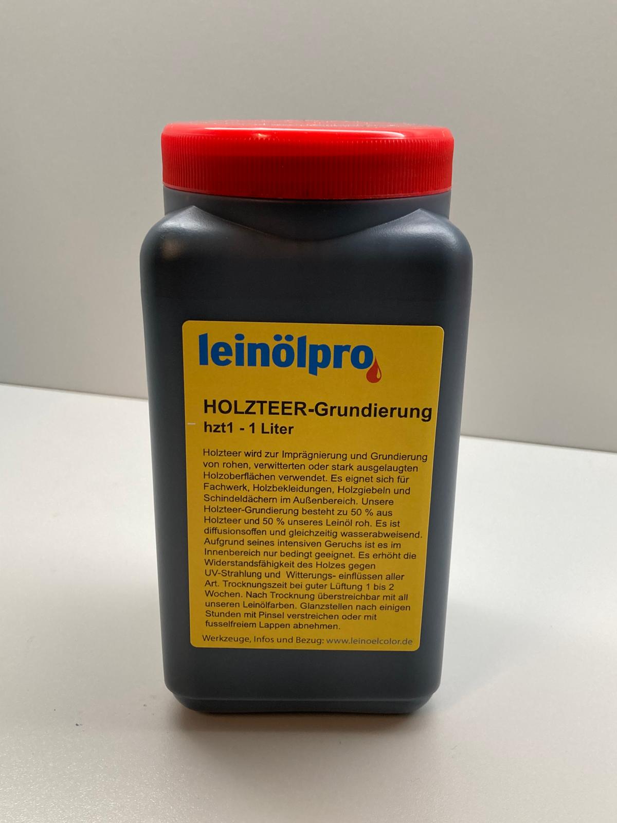 Holzteer-Grundierung | Leinöl roh | Leinöle, Hartöle, Lein-Tung ...